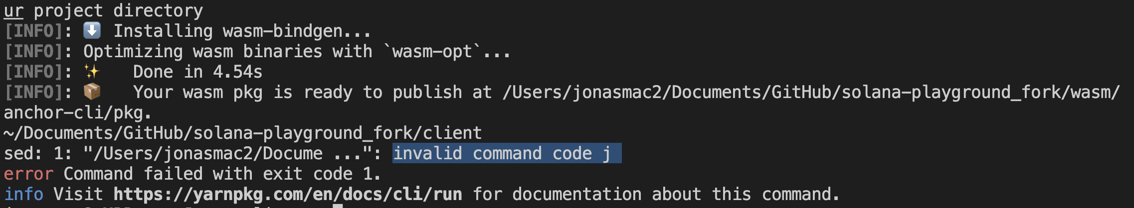 Problems running locally · Issue #125 · solana-playground/solana-playground · GitHub