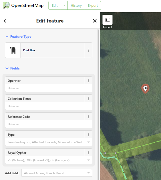 Post Box Update, NSI not following the update · Issue #9524 · openstreetmap/iD · GitHub