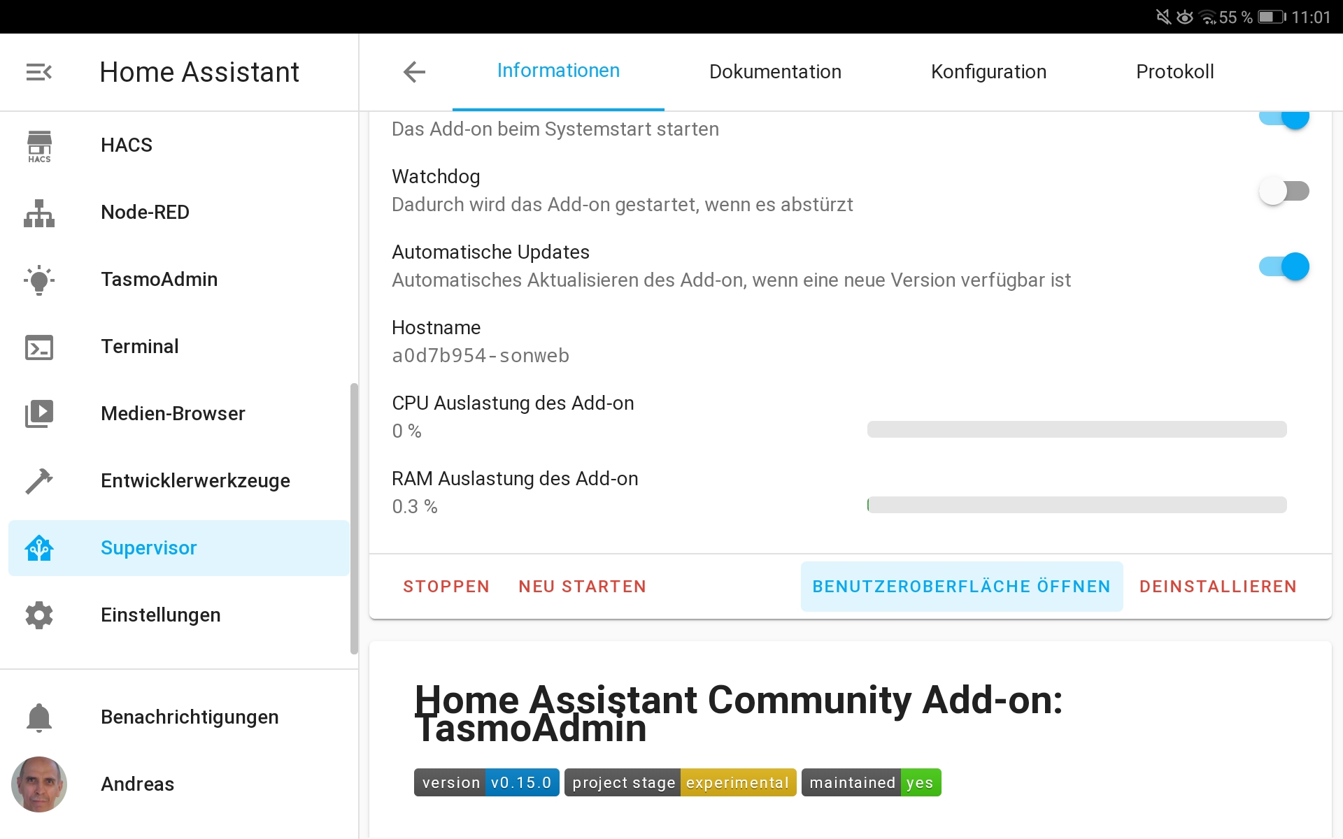 Does not start from Home Assistant · Issue #216 · hassio-addons/addon-tasmoadmin · GitHub