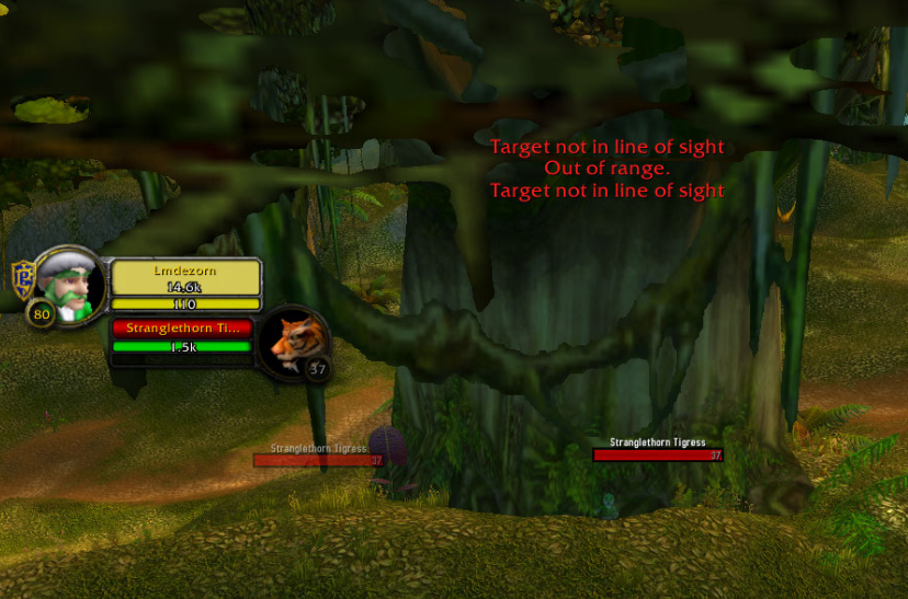[Stranglethorn Vale] Stranglethorn Tigress stuck in a tree :) · Issue ...