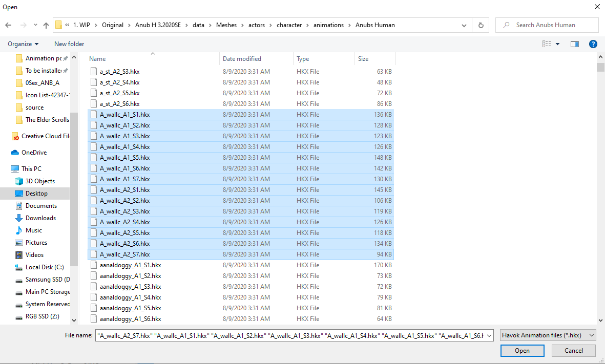 Only the first SL animation in a selection gets loaded in tool · Issue #24 · PrometheusModding ...