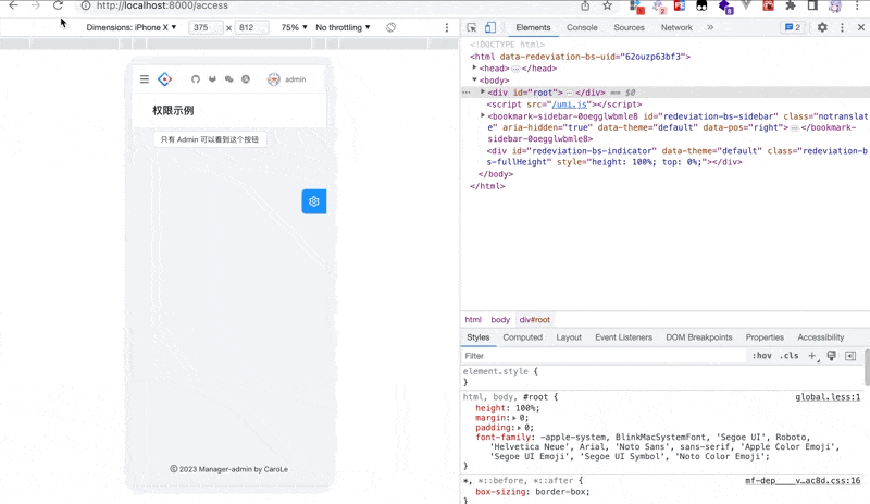 [Bug] umi4 创建 ant design pro 刷新之后侧边栏样式变了，侧边栏位置发生了改变 · Issue #11075 · umijs/umi · GitHub