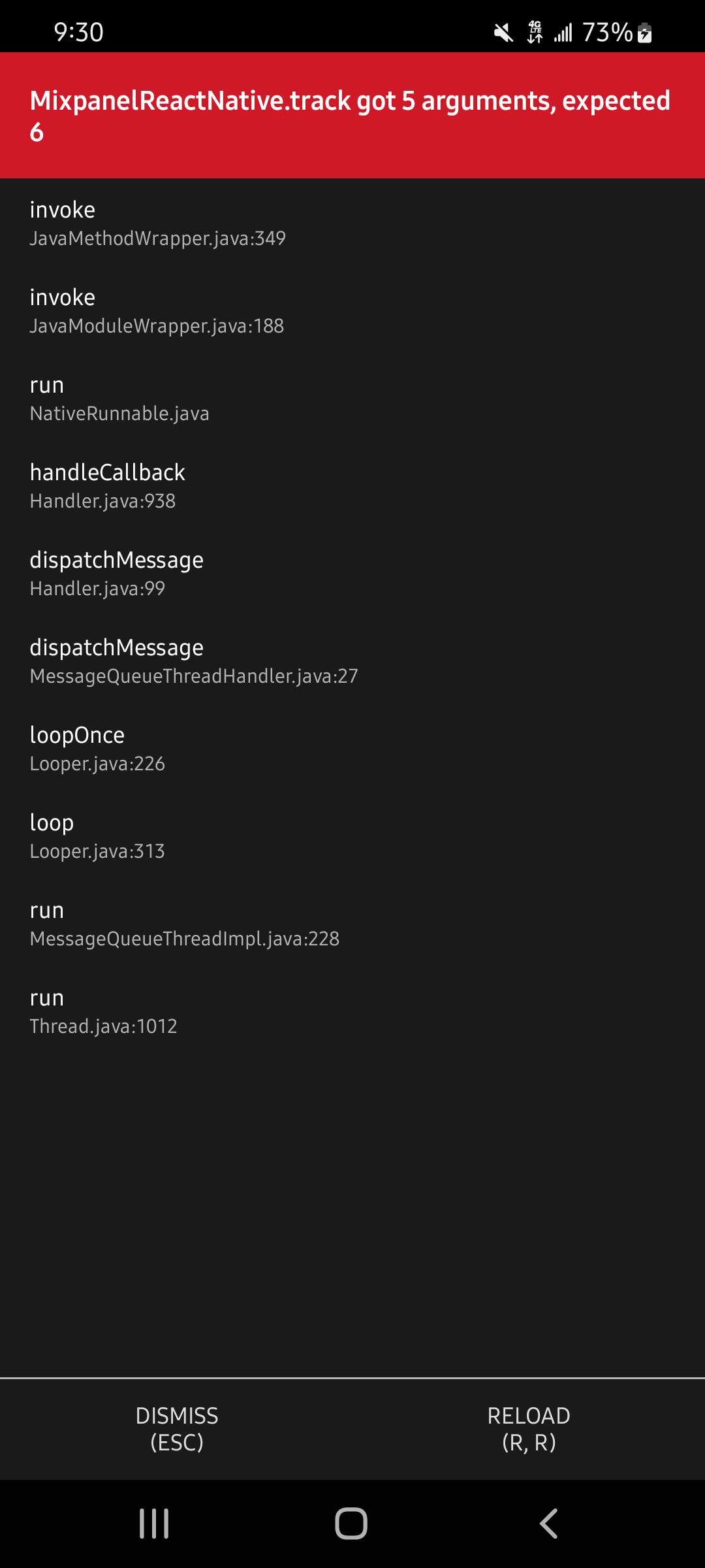 App Session Not Being Tracked On Android · Issue 159 · Mixpanel Mixpanel React Native · Github