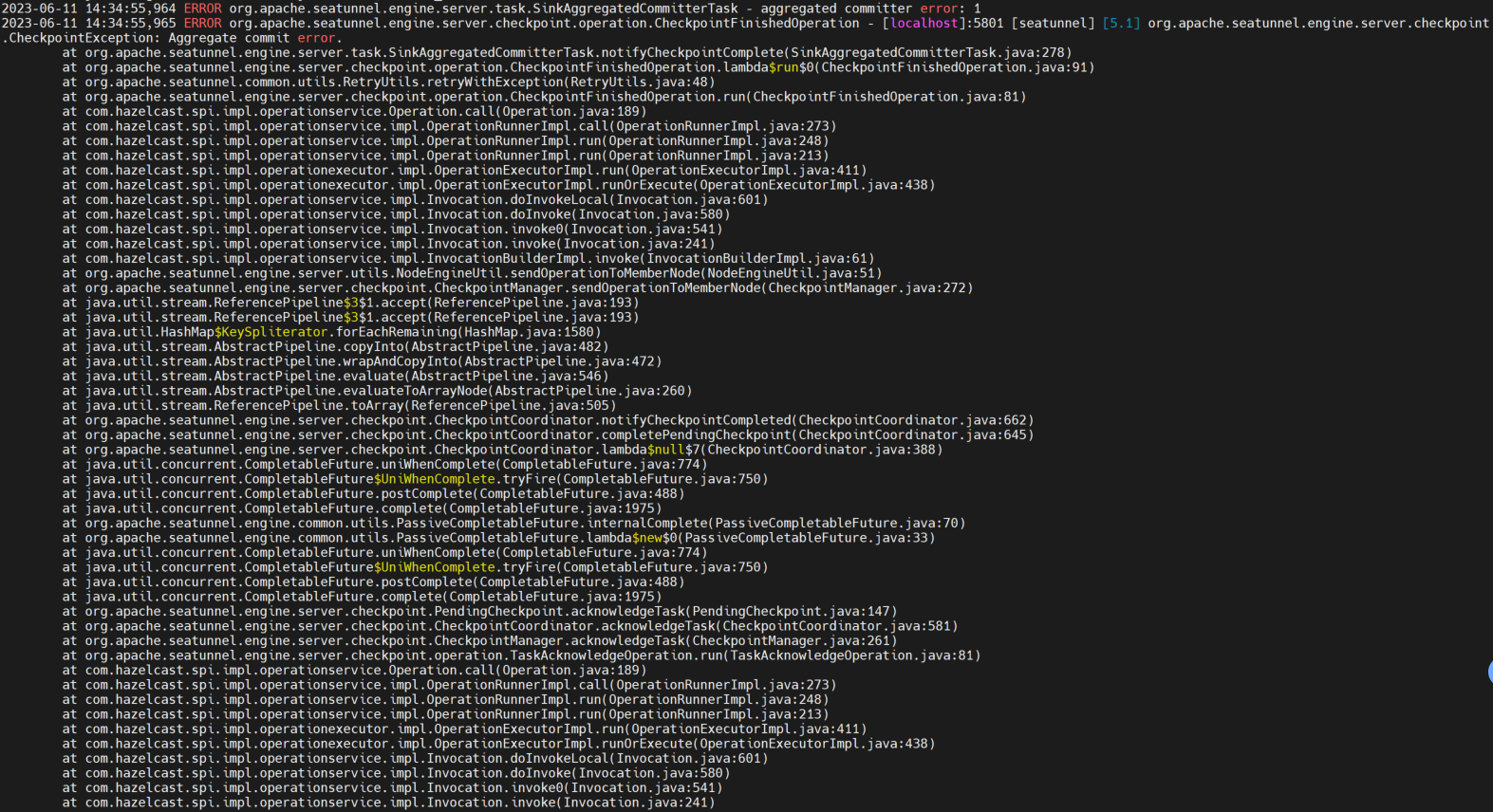 [Bug] [Connector-HdfsFile] I encountered an error when synchronizing clickhouse data to hdfs ...