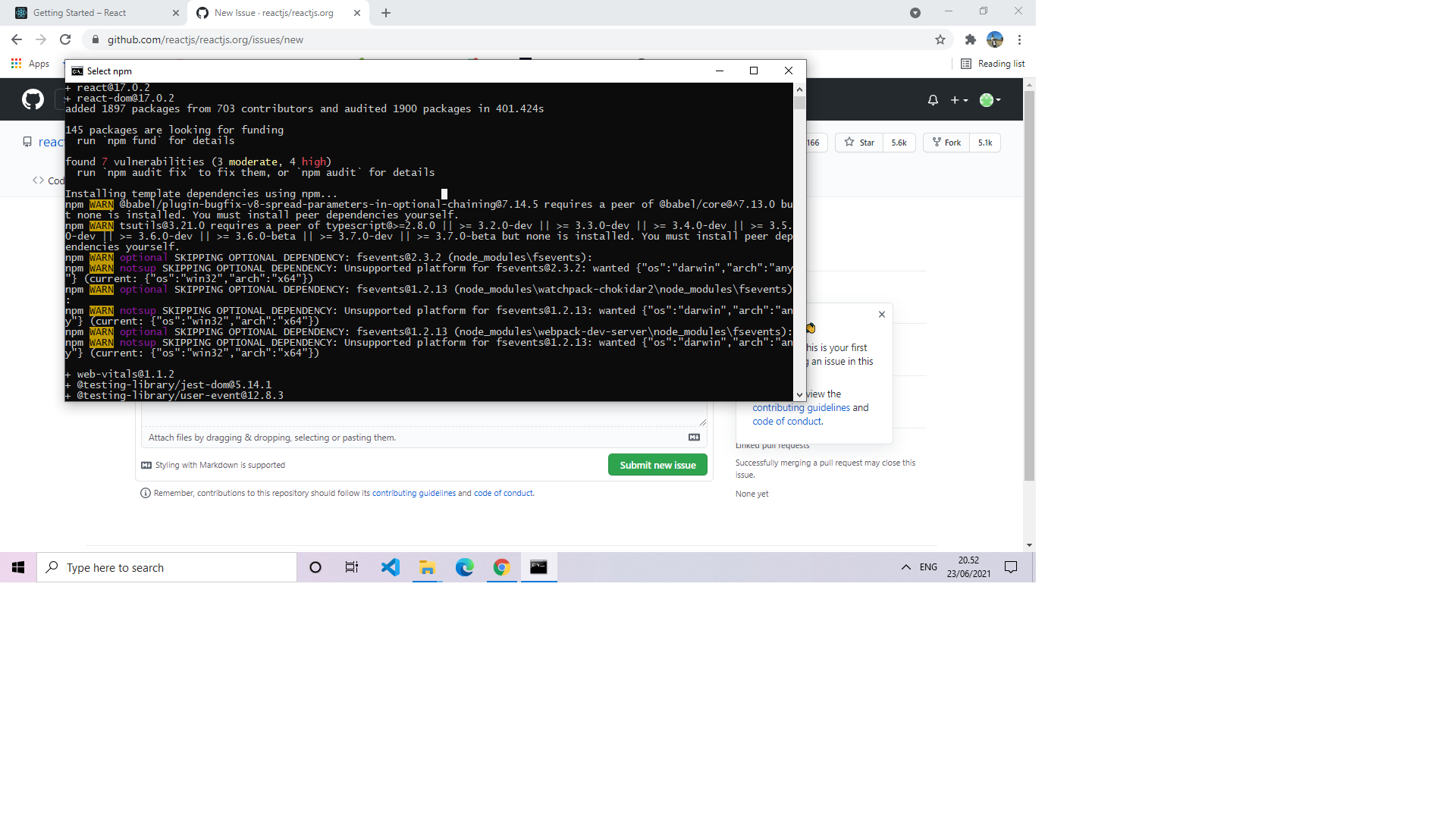 Issue On Create React App · Issue 3747 · Reactjsreactdev · Github 7628