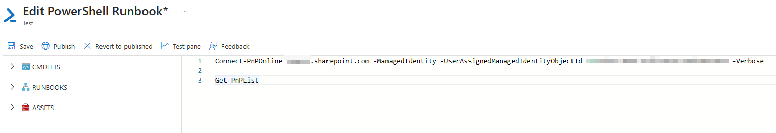 Azure Automation userAssignedManagedIdentity - (401) Unauthorized [BUG] · Issue #2882 · pnp ...