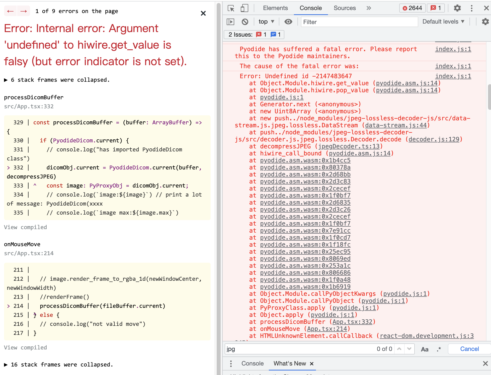 Memory Leak When Accessing A B A Is A Python Instance And Pyproxy In Js B Is Either Np Ndarray