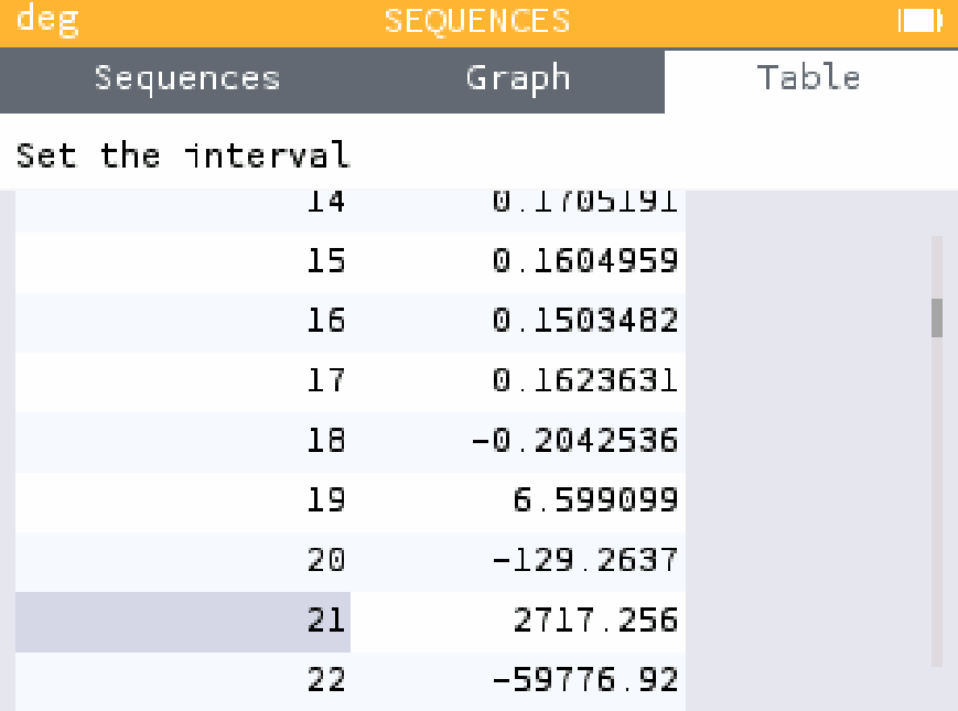 Wrong Calculation In Sequence App · Issue 1811 · Numworks Epsilon · Github