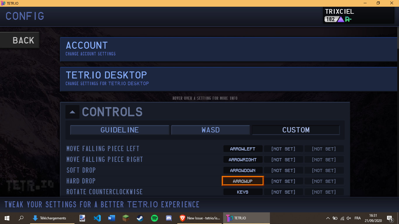 Control binding menu not scrolling · Issue #491 · tetrio/issues · GitHub