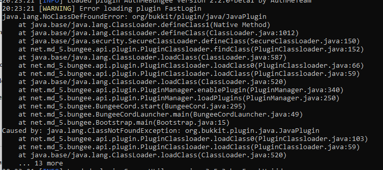 [18:27:32 INFO]: [FastLogin] No on-going login session for player: CraftPlayer{name=Lynrayy ...