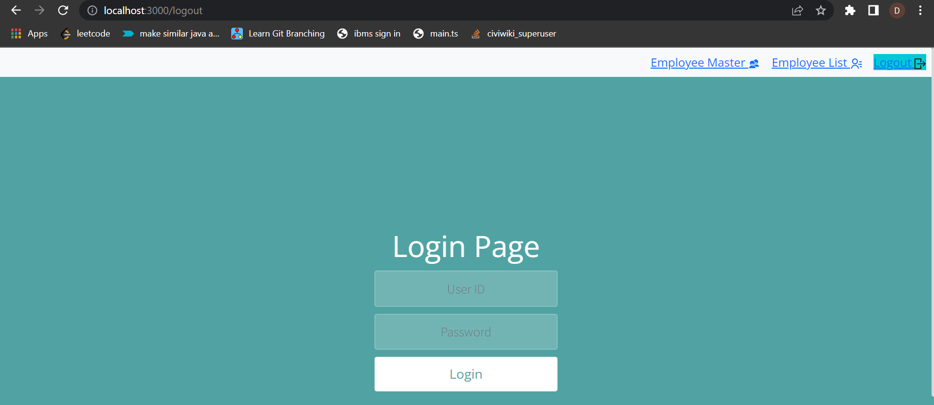 GitHub - Divyashree-iyer/Emp_app: React Application to login, search and filter employee list ...