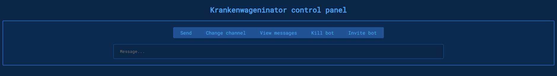 GitHub - RasmusTufvesson/bot-webpanel