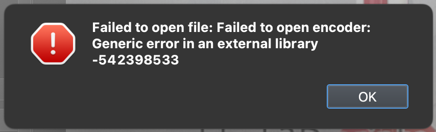 [EXPORT] Unable to export audio · Issue #1911 · olive-editor/olive · GitHub