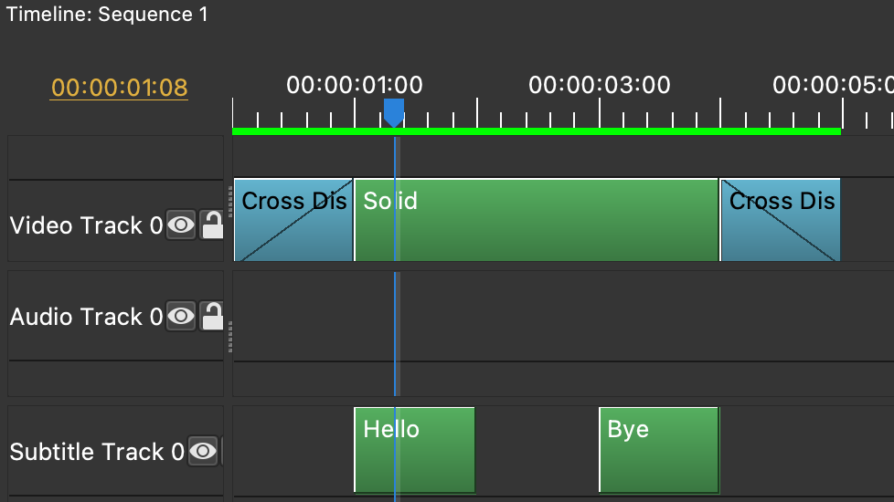 [EDIT] Subtitles dragged to timeline subtitle name should be use SRT file timecodes · Issue ...