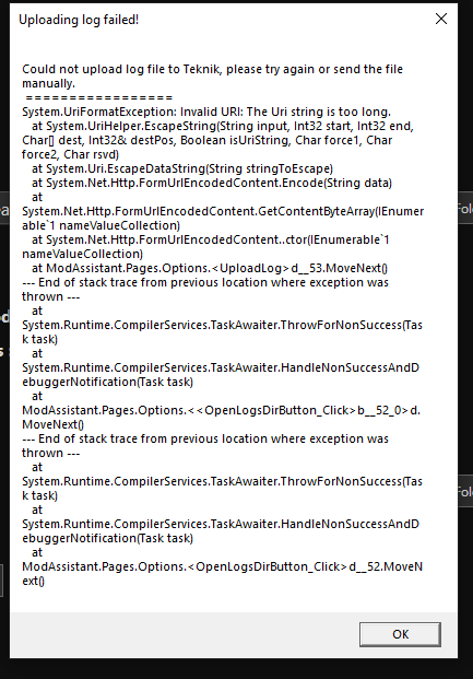Trying to upload logs results in exception · Issue #96 · bsmg ...