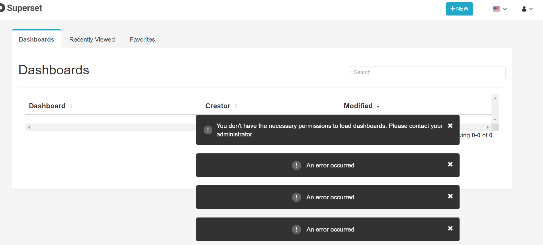 Not Able To View Dashboards After Integrating Ldap In Superset · Issue 5903