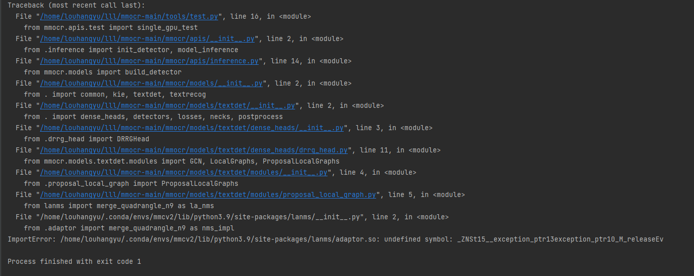 ImportErro · Issue #829 · open-mmlab/mmocr · GitHub