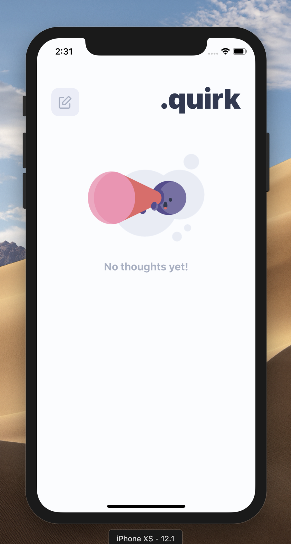 GitHub - Flaque/quirk: A GPL Licensed Cognitive Behavioral Therapy app ...