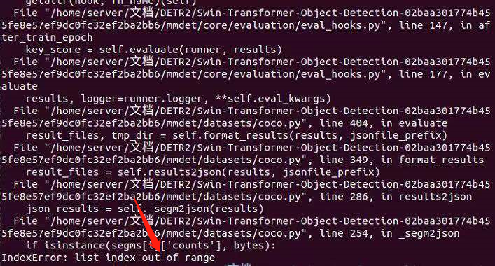 Indexerror List Index Out Of Range The Dataset Is Fine On Other
