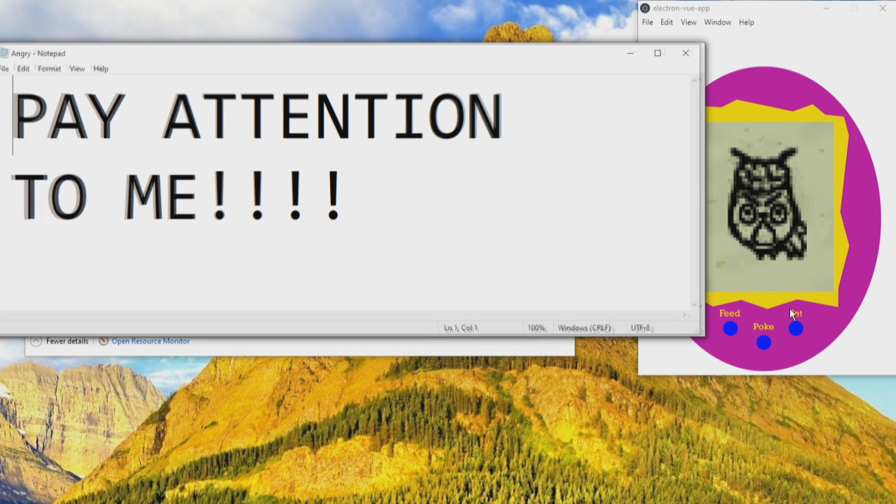 GitHub - kodyVS/virtualPet: I have created a virtual pet that demands consistent attention, or ...