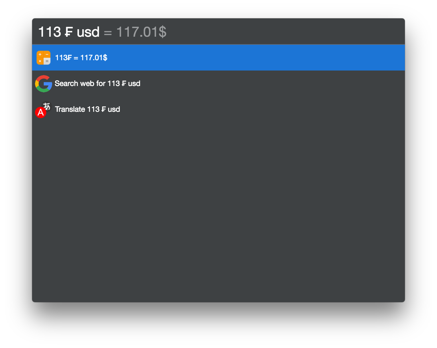 Currency symbols not recognized · Issue #136 · cerebroapp/cerebro · GitHub