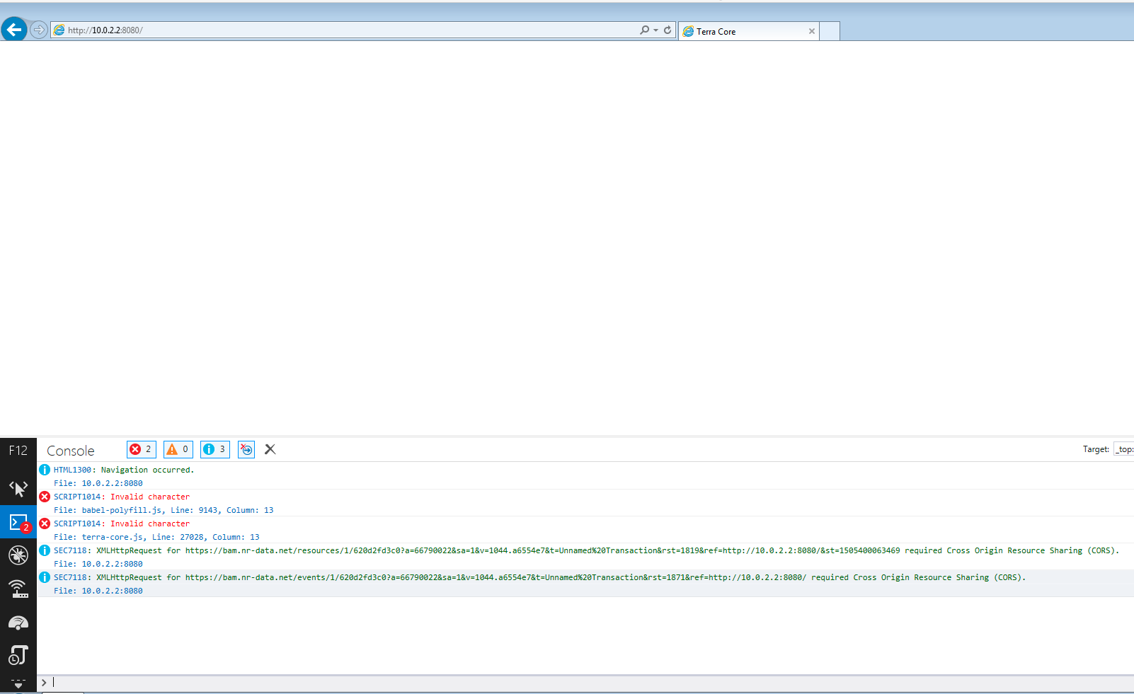 webpack dev server not working in IE · Issue #810 · cerner/terra-core · GitHub