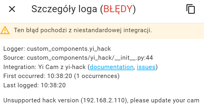 Add support for 0.4.5: yi-hack_ha_integration · Issue #232 · alienatedsec/yi-hack-v5 · GitHub