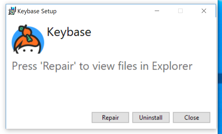 Windows "Display folders in explorer" flow is broken · Issue #3045 · keybase/keybase-issues · GitHub