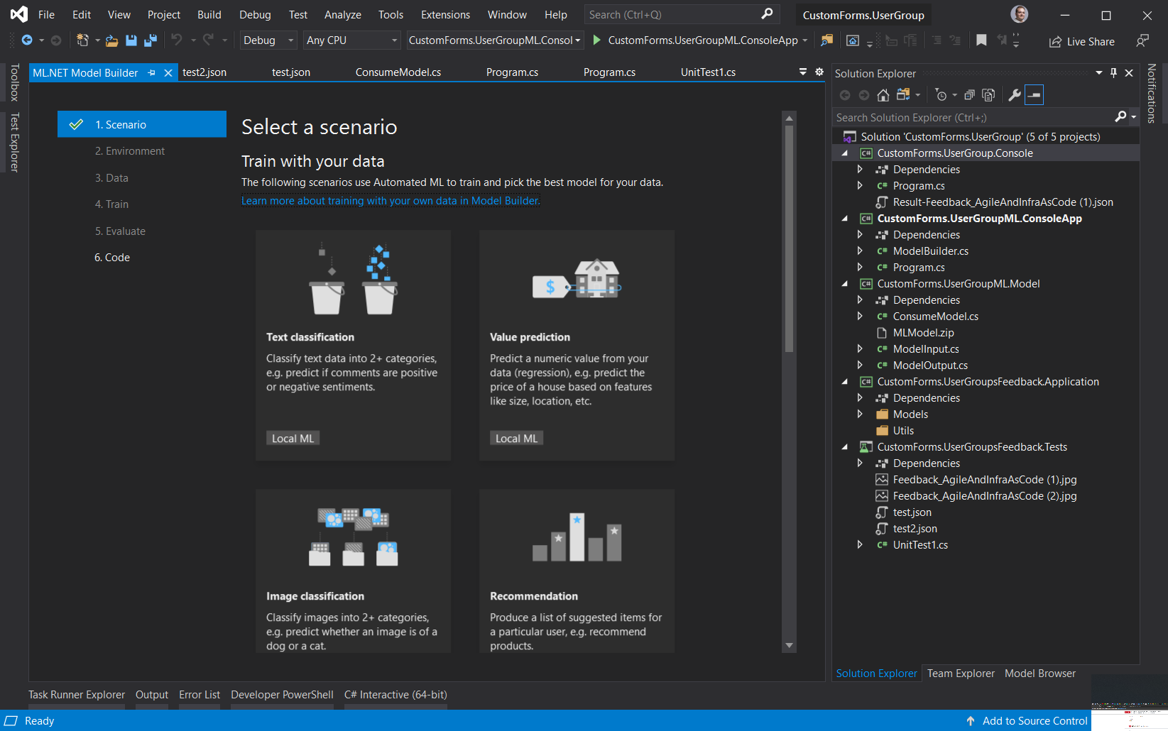 Enable ML.NET Model Builder is not in Preview Features (VS16.6) · Issue #764 · dotnet ...