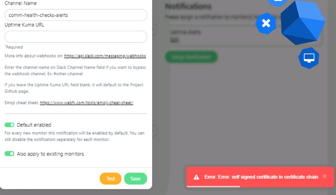 SSL error in Uptime-kuma · Issue #1027 · louislam/uptime-kuma · GitHub