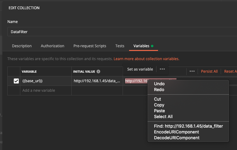Ability to quickly copy or edit the initial and current value of the ...