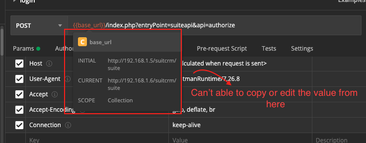 Ability to quickly copy or edit the initial and current value of the ...