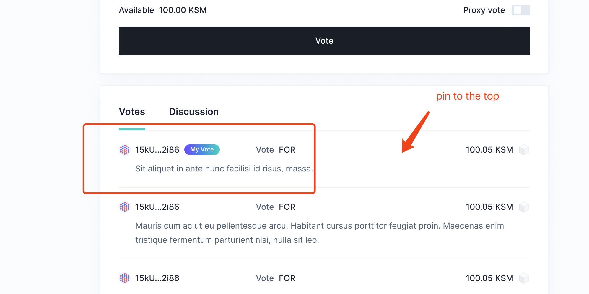 Mark my vote · Issue #334 · opensquare-network/collaboration · GitHub