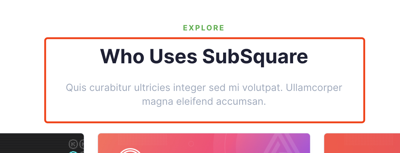 use a Real copy writing, to replace the placeholder · Issue #9 · opensquare-network/subsquare ...