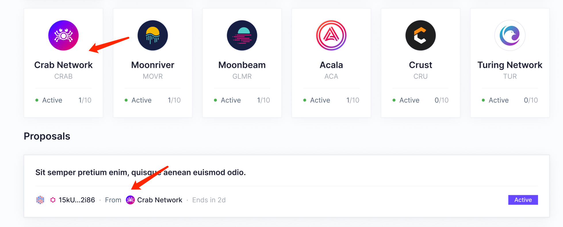 Support Crab Network · Issue #786 · opensquare-network/collaboration · GitHub