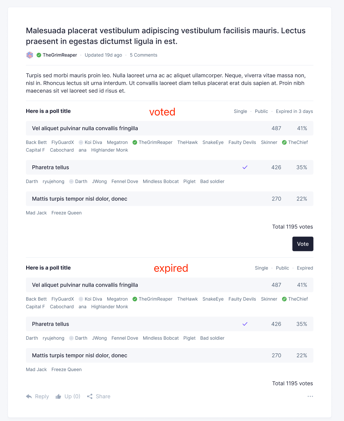 I want to raise a poll for my discussion post. · Issue #1535 · opensquare-network/subsquare · GitHub