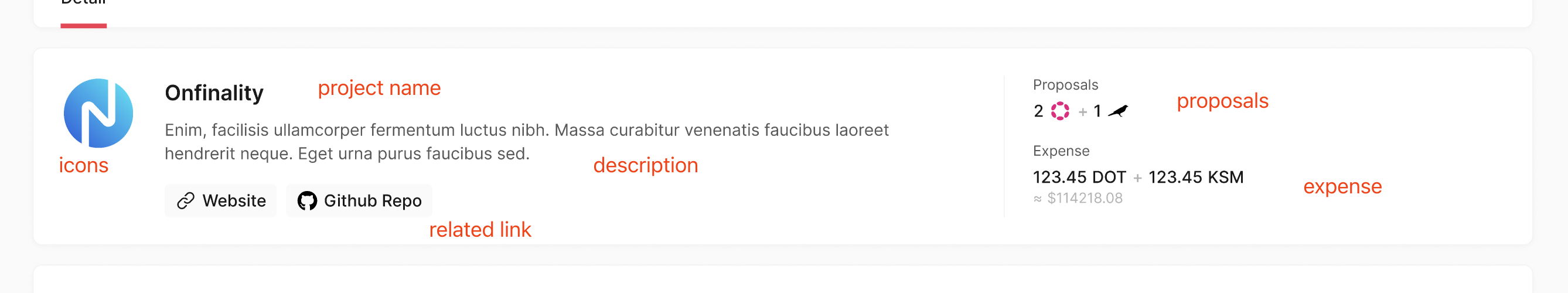 Optimize project detail page · Issue #943 · opensquare-network/dotreasury · GitHub