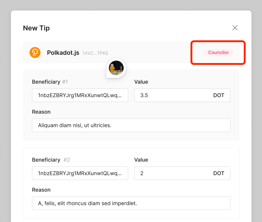 Implement newTip/reportAwesome support · Issue #990 · opensquare-network/dotreasury · GitHub
