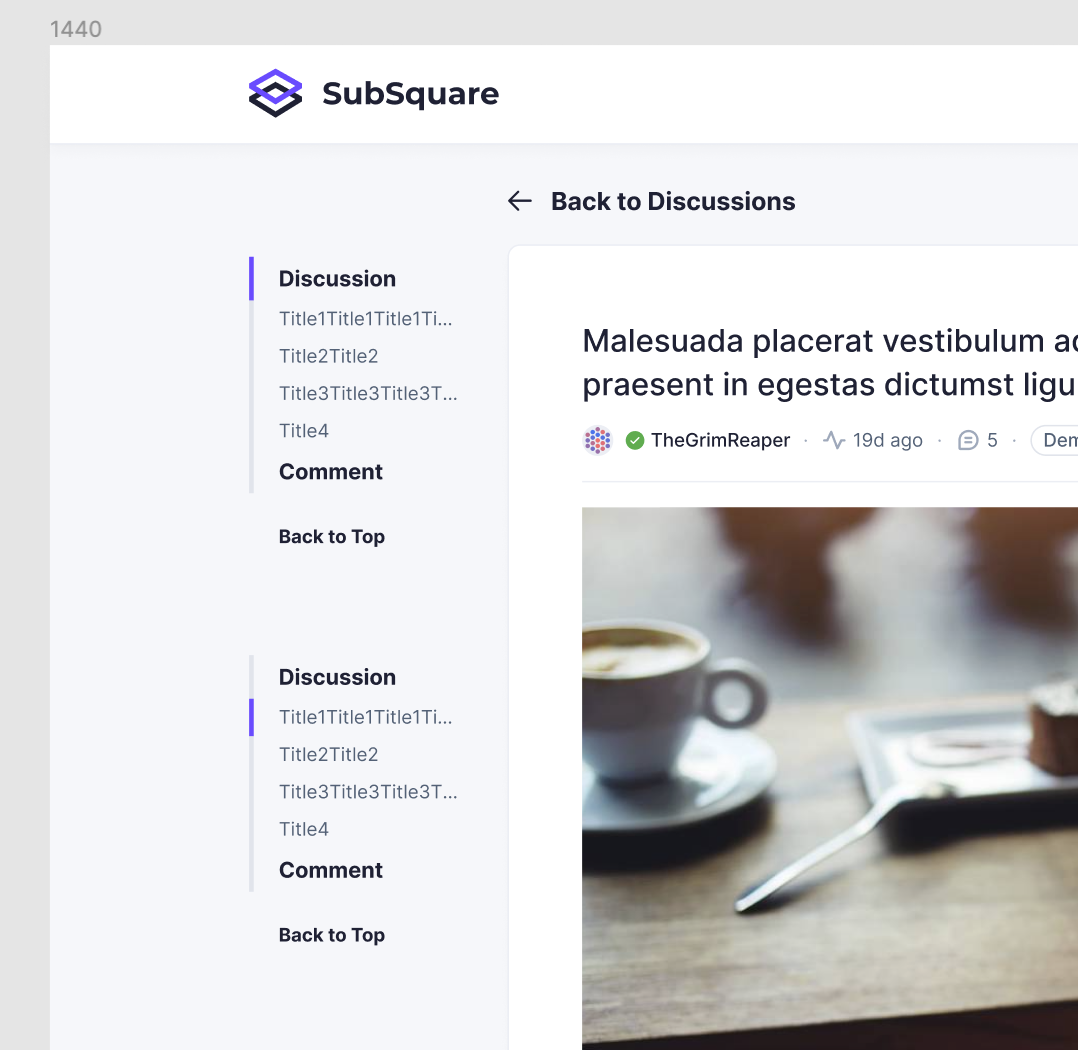 As a user, I want a catalog for long post · Issue #2080 · opensquare-network/subsquare · GitHub