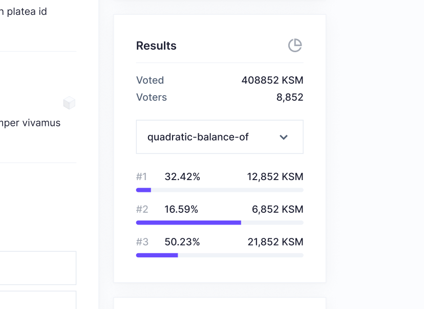 Add strategy options when posting proposals, and display voting results by selecting a strategy ...