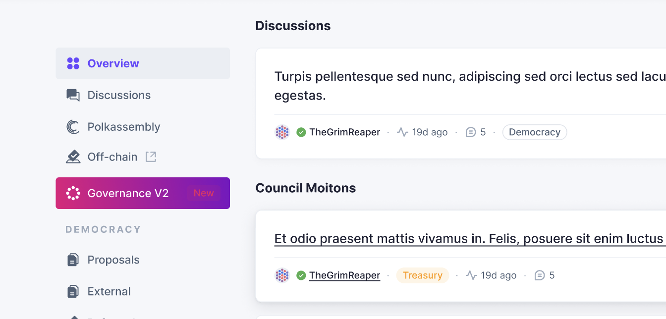 gov 2 menu switch · Issue #2120 · opensquare-network/subsquare · GitHub