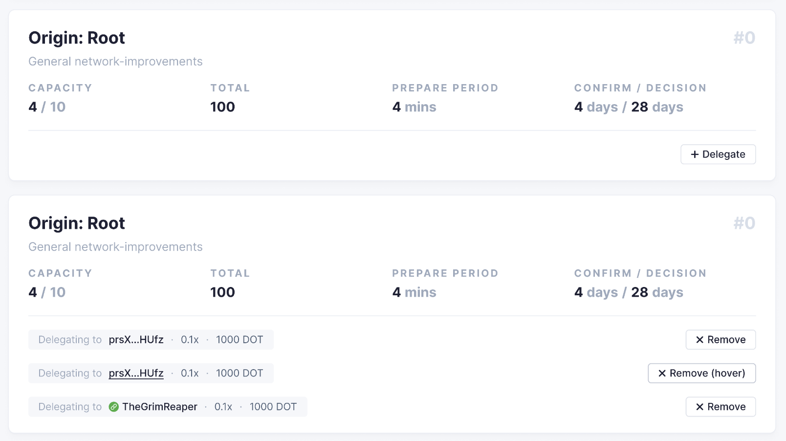 As a user, I want to set delegation for a specific track on gov2 · Issue #2262 · opensquare ...