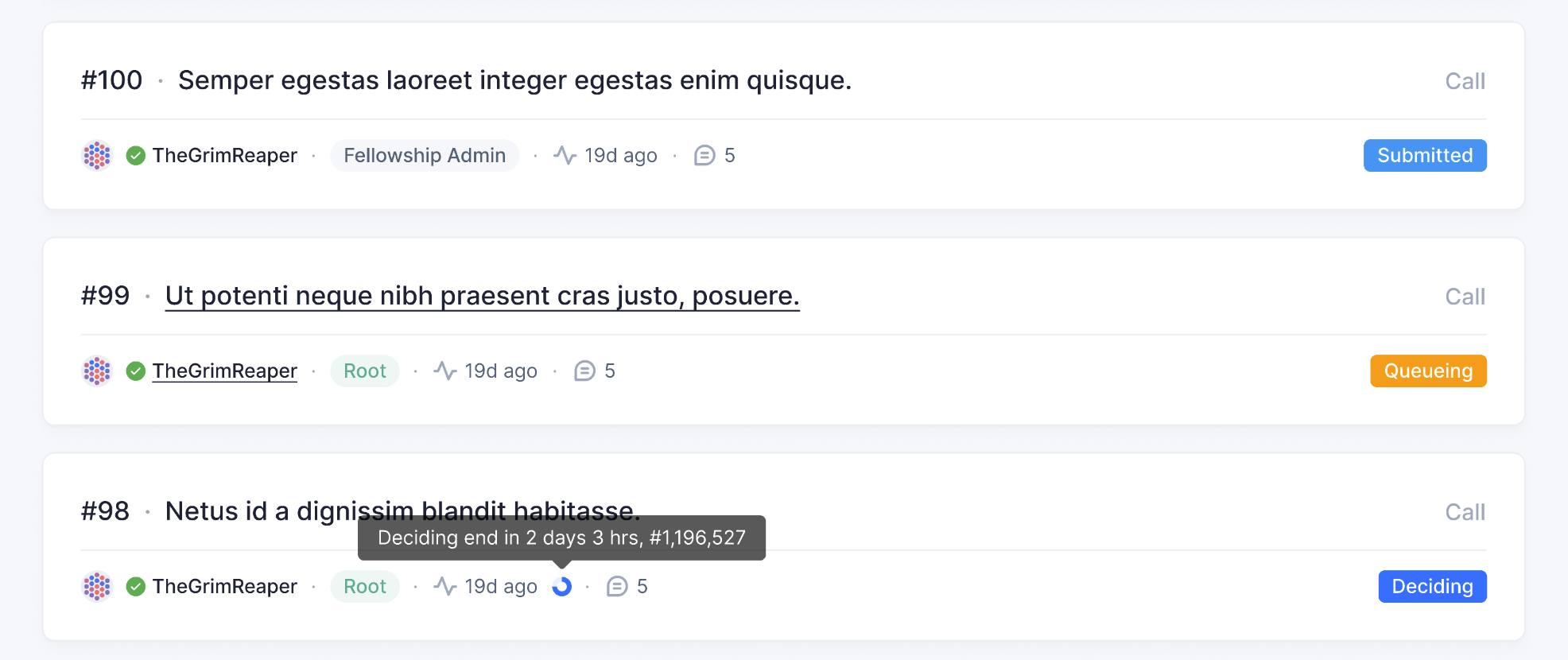Move the position of proposals tag · Issue #2362 · opensquare-network/subsquare · GitHub