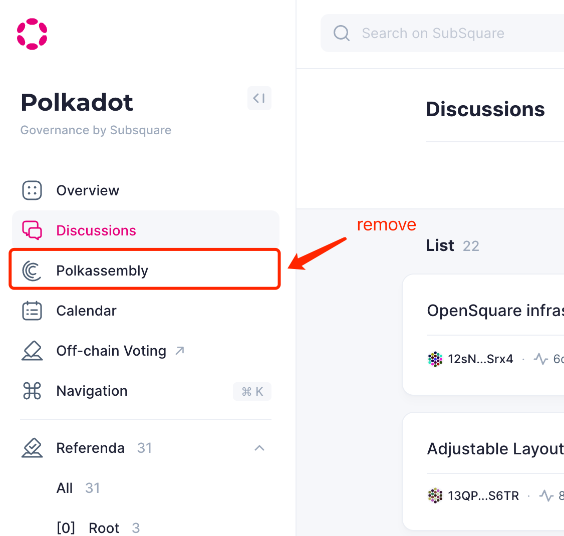 Merge discussions from polkassembly and subsquare · Issue #3525 · opensquare-network/subsquare ...