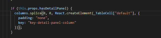 Aligning detail panel column on right side causes filters columns to misalign · Issue #1538 ...