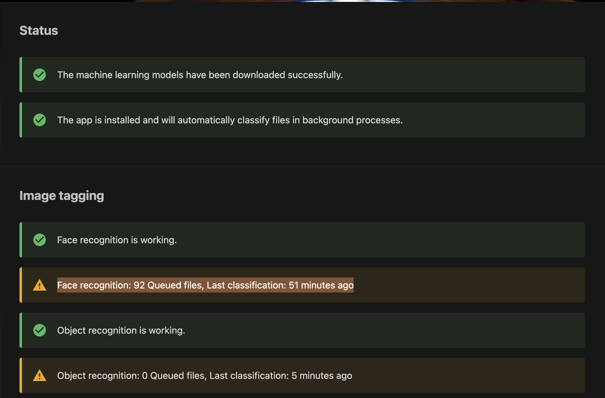 Face Recognition is stuck/not processing at all · Issue #809 ...