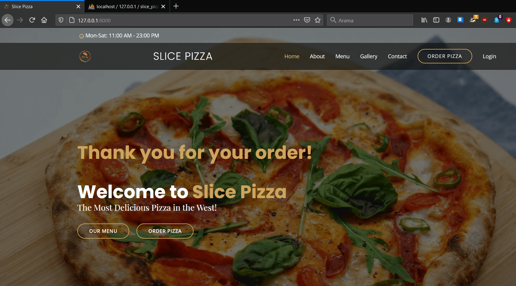 GitHub - berkayalatas/slice_pizza: Php-Laravel Project / Pizza Restaurant Website
