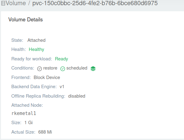 [BUG] Cannot detach volume · Issue #6688 · longhorn/longhorn · GitHub