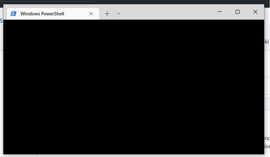 Blank screen for any profile · Issue #13809 · microsoft/terminal · GitHub