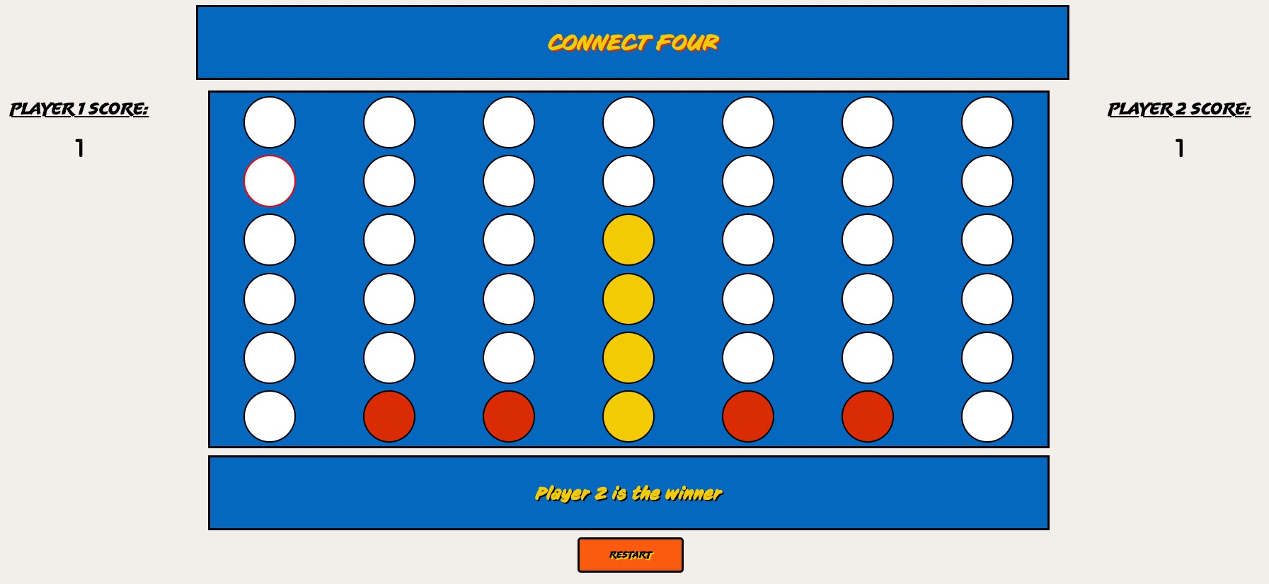 GitHub - emilyaikens/Vincent-connect-four: Connect Four game made using ...